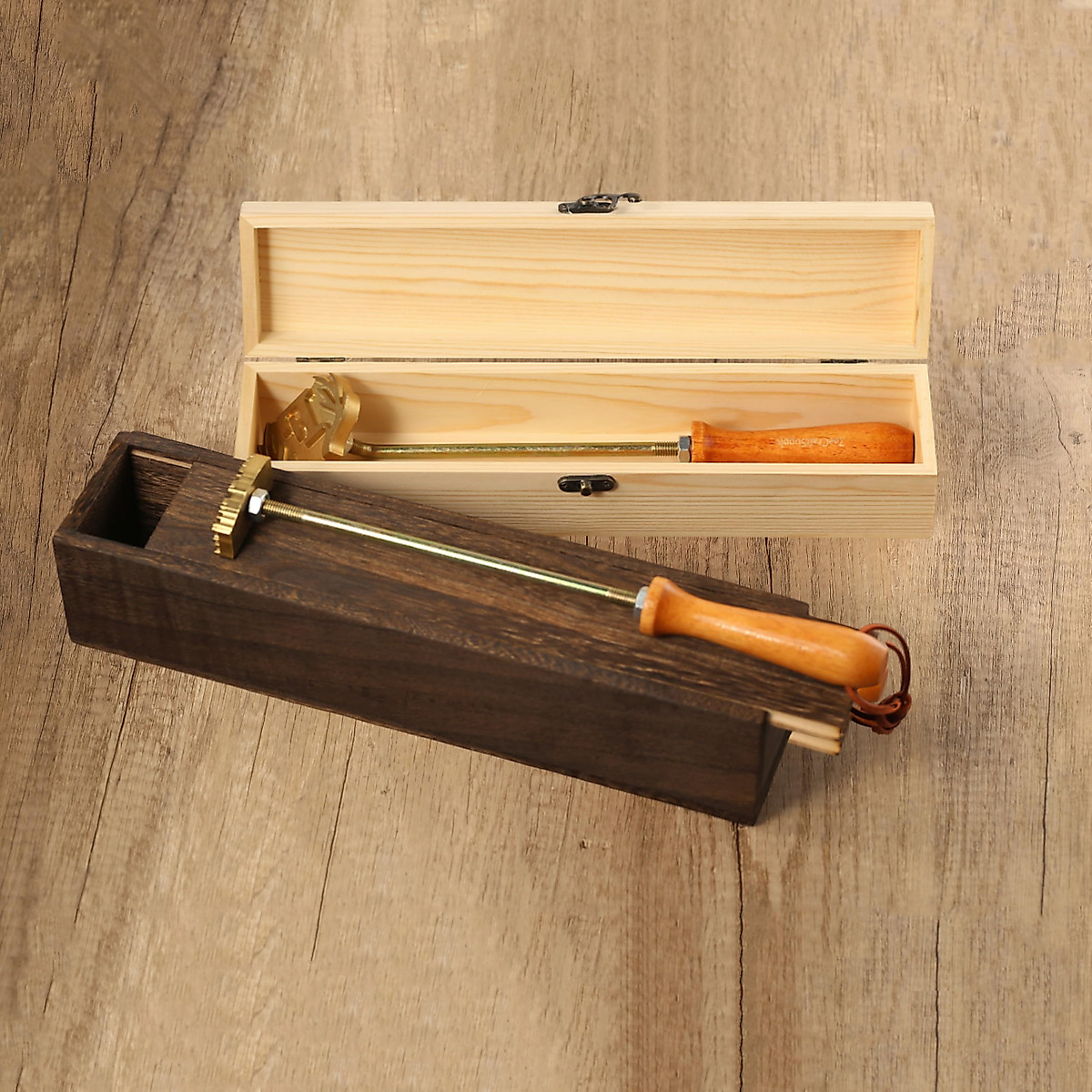 Custom Logo Wood Branding Iron, Leather Iron Stamp,Wood Iron/Wedding Gift,Handcrafted by Design (1"x1")