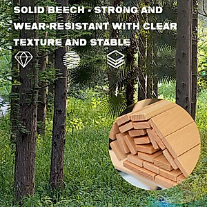 XSTRAP STANDARD 4ft Portable Wooden Folding Travel Camping Table for Outdoor/Indoor Picnic, BBQ, Hiking with Carrying Bag, Multi-Purpose for Patio, Garden, Backyard, Beach