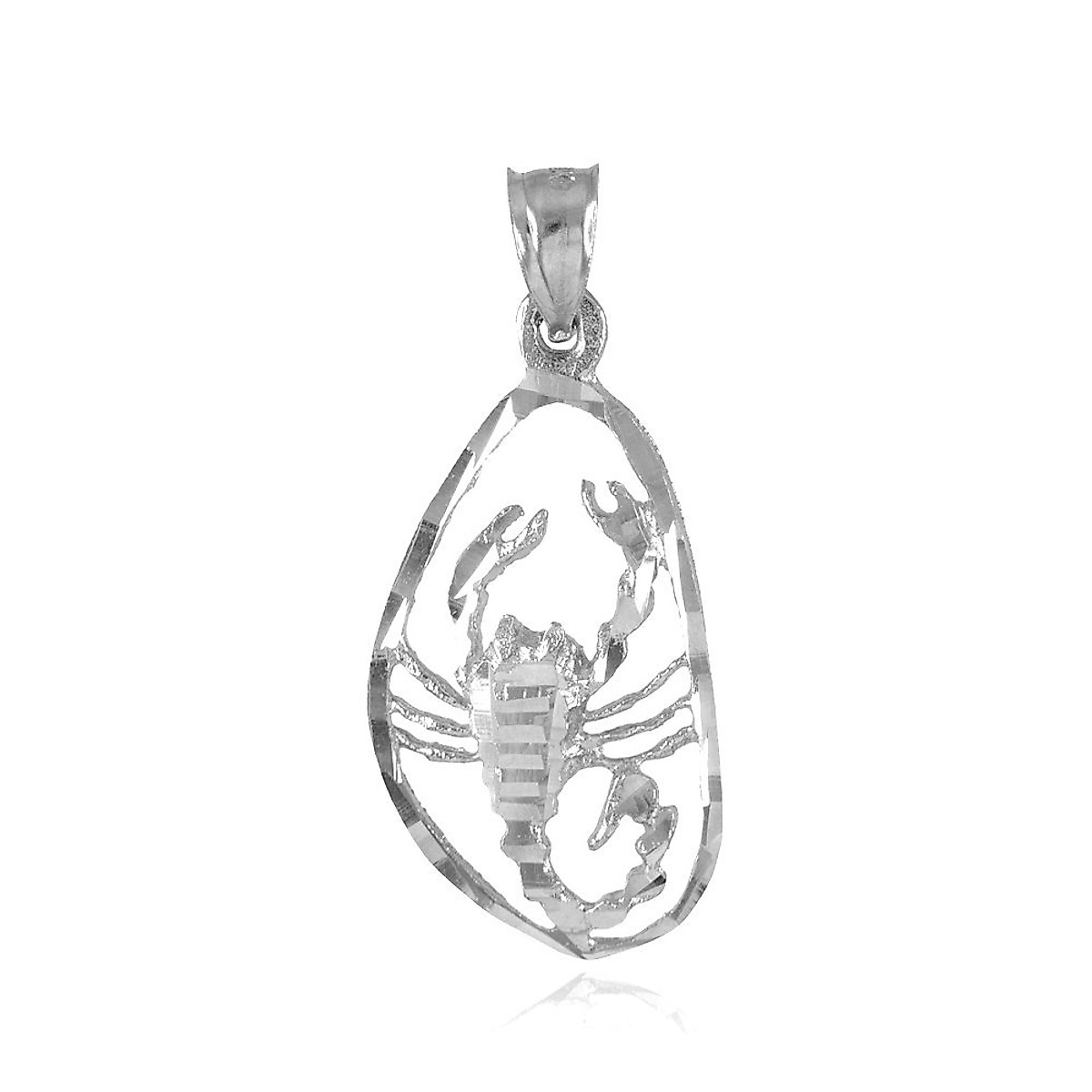 925 Sterling Silver Stunning Scorpio Zodiac Charm Scorpion Pendant