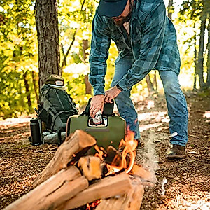 Kanga Insulated Cooler Bag - Soft Cooler Bag - 12 Pack Beer and Seltzer Drink Cooler - Insulated and Durability Tested - Kanga Kase Mate Cooler - Woody