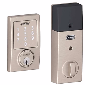SCHLAGE Sense Smart Deadbolt With Century Trim (Matte Black)