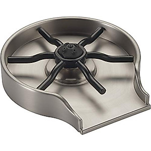 Delta Faucet Glass Rinser for Kitchen Sinks, Kitchen Sink Accessories, Bar Glass Rinser, SpotShield Stainless GR150-SP