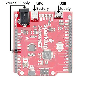 SparkFun RedBoard Turbo -SAMD21 Development Board Powerful microcontroller Qwiic Connect System Integrated Regulated LiPo Charger Compatible with Arduino Micro-B USB Interface Power UF2 bootloader