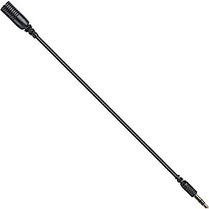 Shure EAC3BK 3-Feet Extension Cable for SE110, SE210, SE310, SE420, SE530/530PTH and E500PTH Earphones, Black