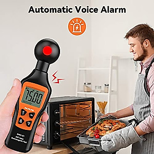 Olmlmo Emf Meter Ghost Hunting Equipment Radiation Detector Digital Electromagnetic Field Radiation Detector Digital LCD Emf Detector Tester for Home Emf Inspections Office Outdoor Ghost Hunting