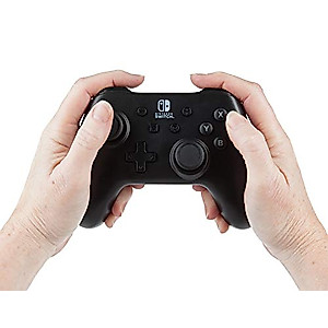 PowerA Nintendo Switch Wired Controller - Black, Detachable 10ft USB Cable, No Battery Required, Officially Licensed By Nintendo