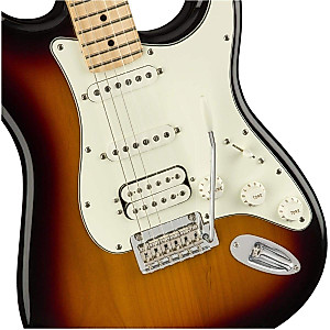 Fender Player Stratocaster HSS Electric Guitar, with 2-Year Warranty, 3-Color Sunburst, Maple Fingerboard