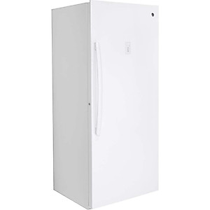 GE - 21.3 Cu. Ft. Frost-Free Upright Freezer - White Model:FUF21SMRWWW