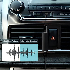 2 Packs Ground Loop Noise Isolator for Car Audio/Home Stereo System, Ground Loop Isolator with 3.5mm Audio Cable