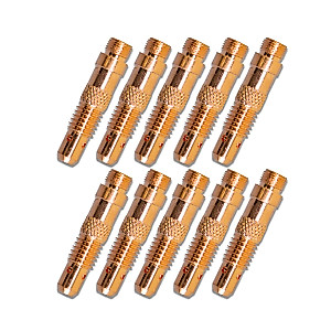 WeldingCity Pack of 10 Collet Body 10N32 (3/32") for TIG Welding Torch 17, 18 and 26 Series from Lincoln Miller ESAB Weldcraft CK (10-PK)
