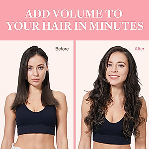 GOO GOO Clip in Hair Extensions Real Human Hair, Remy Human Hair Extensions Clip ins for Women, Natural Human Hair, 18inch 120g 7Pcs, 2 Dark Brown