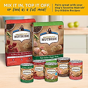 Rachael Ray Nutrish Premium Pate Wet Dog Food, Chicken and Beef Variety Pack, 13 Ounce Cans (Pack of 12)