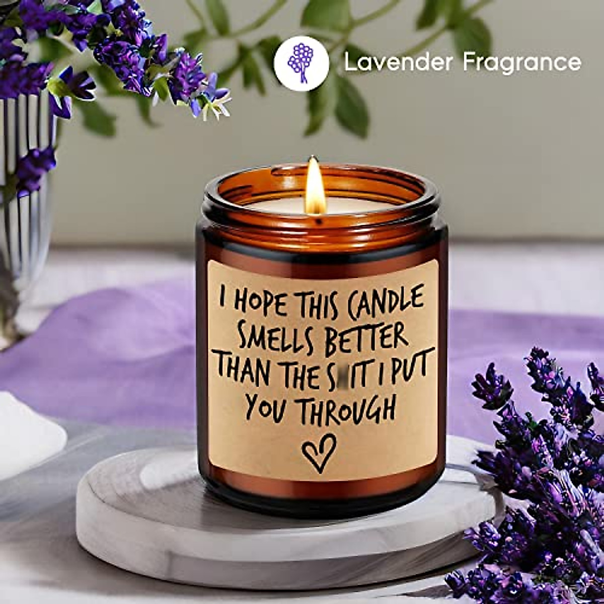 Fairy's Gift Scented Candles - I'm Sorry, I Love You Gifts for Her, Him - Gifts for Mom, Grandma, Wife, Girlfriend - Mothers Day, Thank, Birthday Funny Gifts for Women, Men, Dad, Boyfriend, Husband