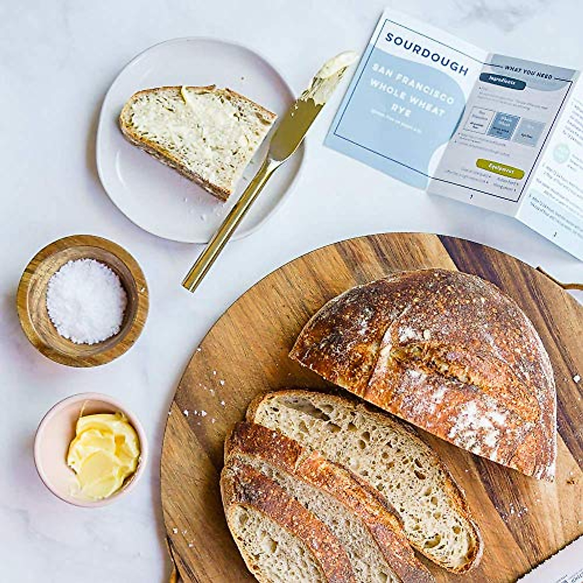 Cultures for Health San Francisco Sourdough Starter | Heirloom Style Dehydrated Culture for Baking Sourdough Bread | Perfect for Pancakes, Biscuits, Pretzels, & More | Non-GMO Prebiotic Artisan Bread