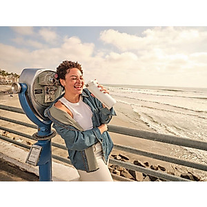 Stanley IceFlow Flip Straw 2.0 Water Bottle 24 OZ | Built-In Straw with Larger Opening | Lightweight & Leak-Resistant | Insulated Stainless Steel | BPA-Free | Navy