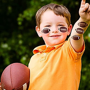 Football Temporary Tattoos Stickers,20 Sheets 240 Pieces Football Themed Tattoos Stickers Party Decoration Supplies Party favors for Kids Adults