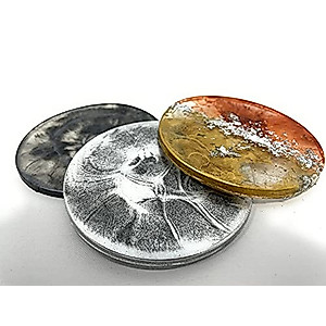 Silver Alcohol Ink for Resin - Metallic Alcohol Ink Silver Color 4-Ounce for Epoxy Resin, Tumblers, Resin Art, Alcohol Ink Paper, Silver Pigment Ink, 3 Pixiss Needle Tip Applicator Bottles and Funnel