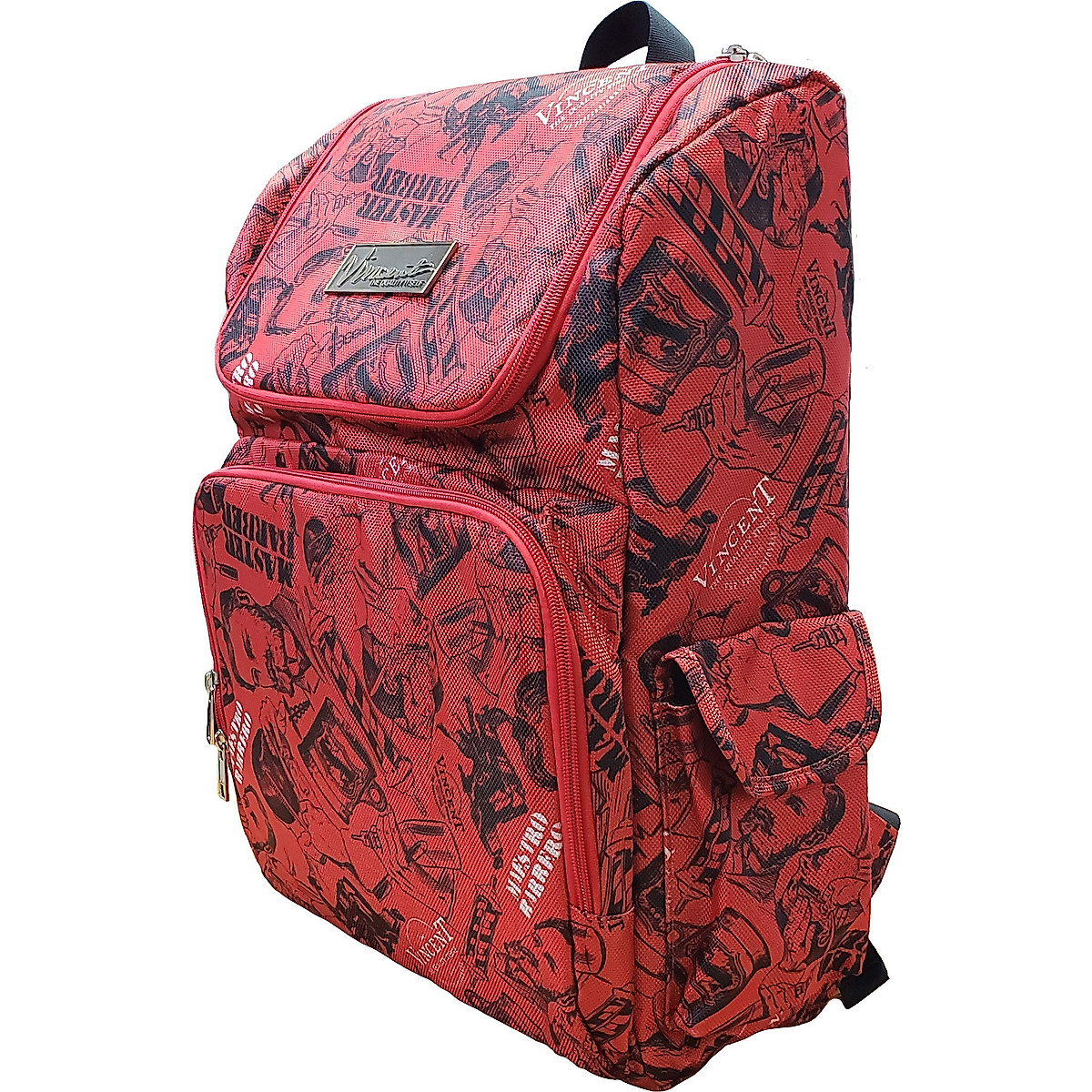 Vincent Master Backpack Travel Stylist Barber Bag (Red)