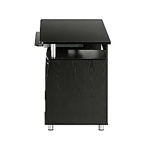 Techni Mobili 47.25" Ergonomic Computer Drawers & File Cabinet for Home Office Storage, Espresso Writing Desk, ONE Size