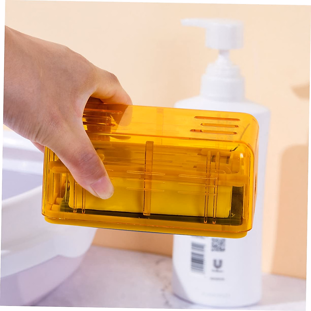 Cabilock Box Housewarming Gift Gifts for Housewarming Soap Storage Holder Easy to Clean soap Holder contenedores para jabon de lavanderia para guardar Travel Container pp