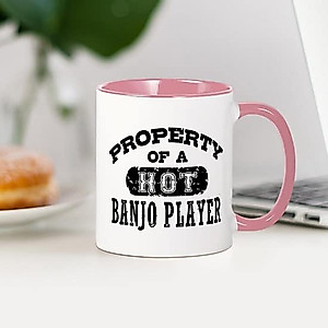 CafePress Property Of A Hot Banjo Player Mug Ceramic Coffee Mug, Tea Cup 11 oz