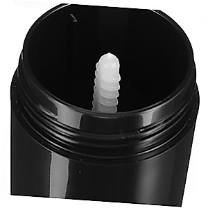 Empty Refillable Bottle 24 pcs for Refillable Cosmetic Aroma Bottle Filling Mini Balm Stick Tube Bottles Cream Black DIY Sample Empty Up Containers Lip Crafting Care Gloss Lipstick Round Tubes ( Color