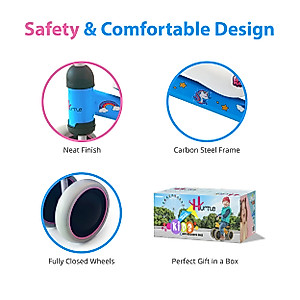 Jovial Giraffe Print Balance Bike with 1.0 Inch Wheels, Medium