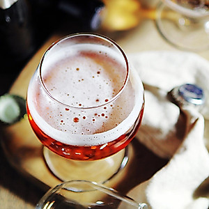 ZOOFOX Set of 6 Small Brandy Snifters, 5 oz Shot Glasses, Cute Brandy Cognac Glasses for Scotch, Bourbon, Tequila, Whisky or Spirit