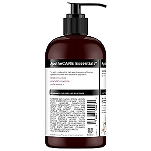 ApotheCARE Essentials The Mender Damaged Hair Repair Shampoo, Coconut Milk, White Jasmine, Vitamin E, 12 oz