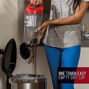 Dirt Devil Endura Reach Bagless Upright Vacuum Cleaner, UD20124V, Red