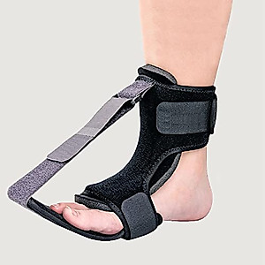 Foot Brace Plantar Fasciitis Night Splint Men Women Foot Drop Orthotic Brace Ankle Support for Heel Spur Arch Ankle Pain(S)