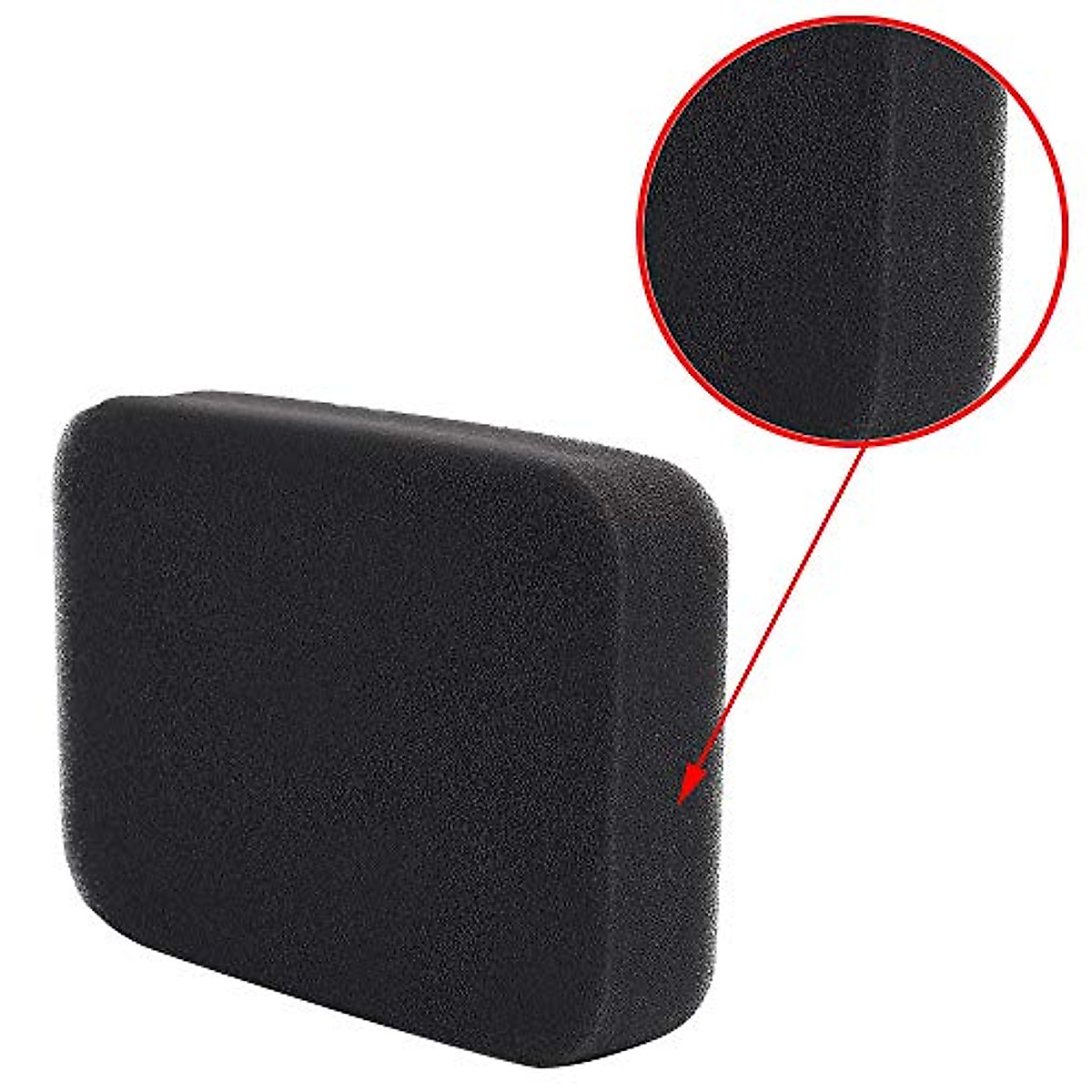 Harbot (Pack of 2) 502844401 Air Filter with Fuel Filter for Husqvarna 150BT 350BT 350BF 560BFS 560BTS Red Max EBZ5100 EBZ5100Q EBZ5100RH EBZ5150 EBZ5150RH EBZ6500 EBZ6500RH Backpack Blower