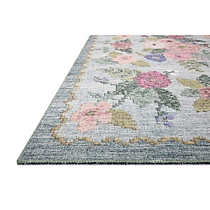 Loloi Rifle Paper Co. x Rosa Sky 7'-6" x 9'-6" Area Rug