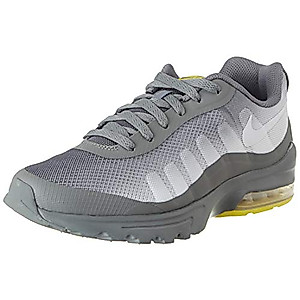 Nike Men's AIR MAX Invigor Running Shoe, Smoke Grey White Opti Yellow, US Men 11(M)