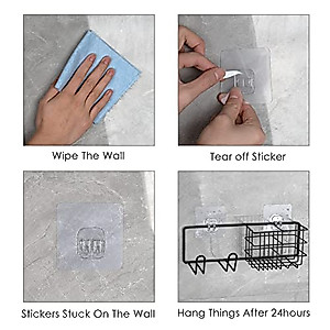 DODAMOUR Household Punch-Free Hair Dryer Holder, Stainless Steel Wall Mount Hair Blow Dryer Stand, Multifunction Bathroom Storage Rack for Hair Dryer, Curling Iron, Hair Straightener (Black)