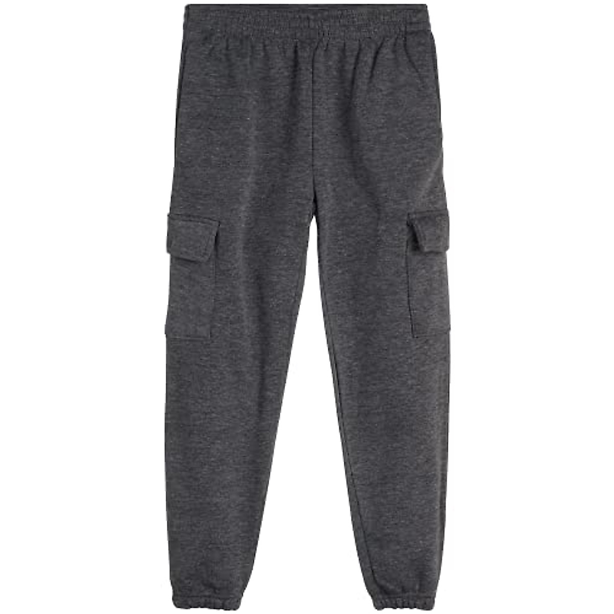 Quad Seven Boys' Fleece Jogger Set - 4 Piece Basic Solid Pullover Hoodie and Sweatpants (Size: 8-18), Size 8/10, Navy/Charcoal