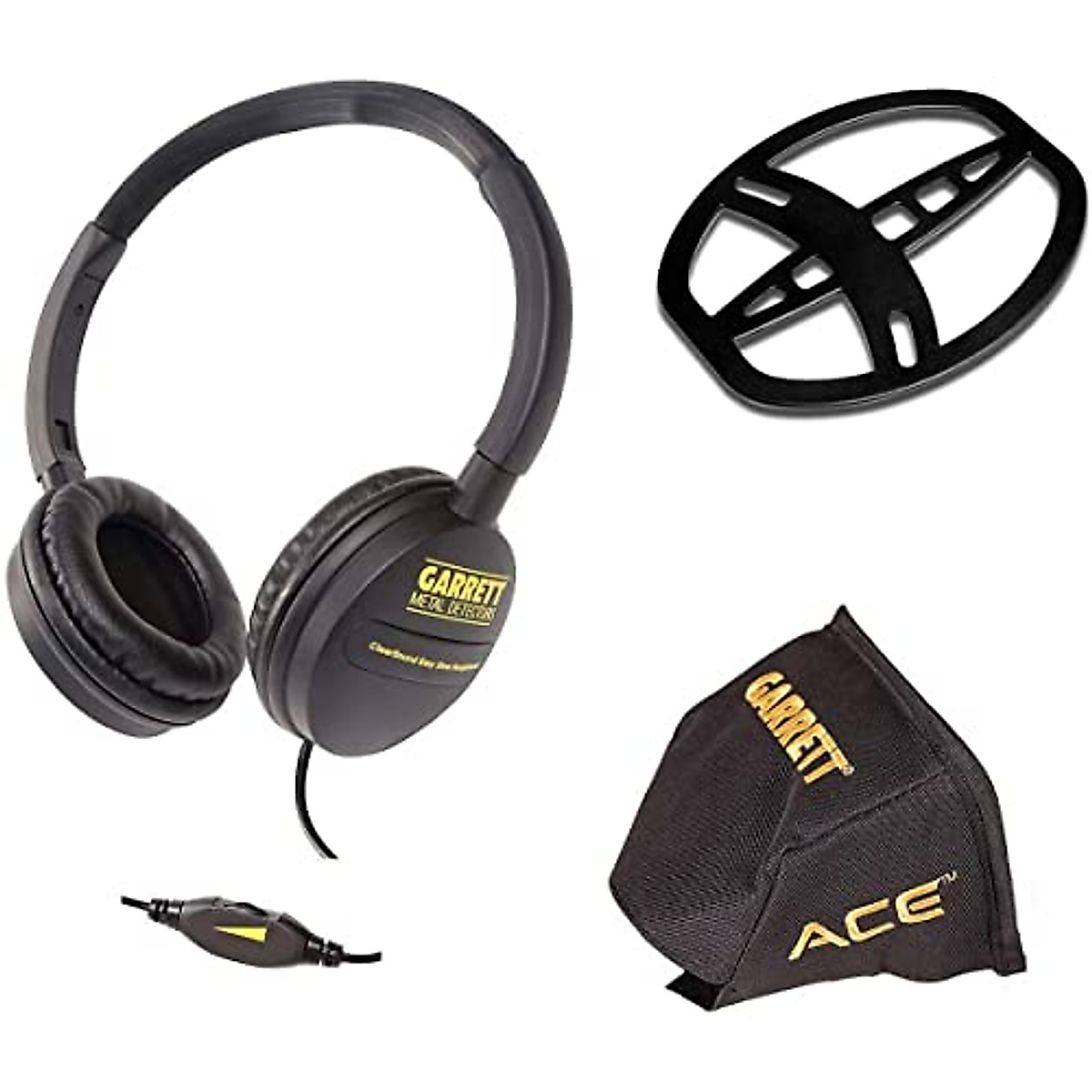 Garrett ACE 400 Metal Detector with Waterproof Coil Pro-Pointer at and Carry Bag