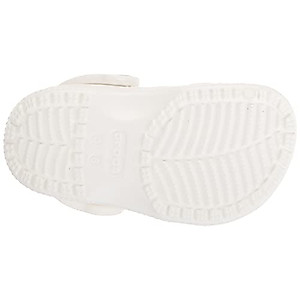 Crocs Kids' Classic Clog , White/White, 12 Little Kid