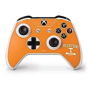 Skinit Decal Gaming Skin Compatible with Xbox One S Controller - Officially Licensed College Tennessee Volunteers Design