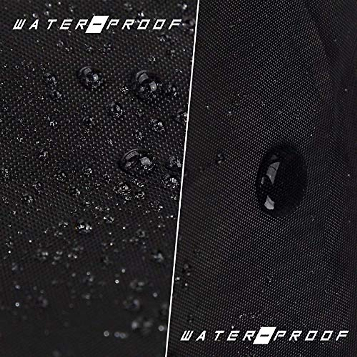 Himal Outdoors Lawn Mower Cover - Heavy Duty 600D Polyester Oxford Waterproof, UV Protection Universal Fit with Drawstring & Cover Storage Bag, Black