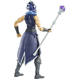 Masters of the Universe Masterverse Revelation Action Figure & Accessories, Evil-Lyn Motu Collectible with Articulation & Swappable Parts, 7-inch