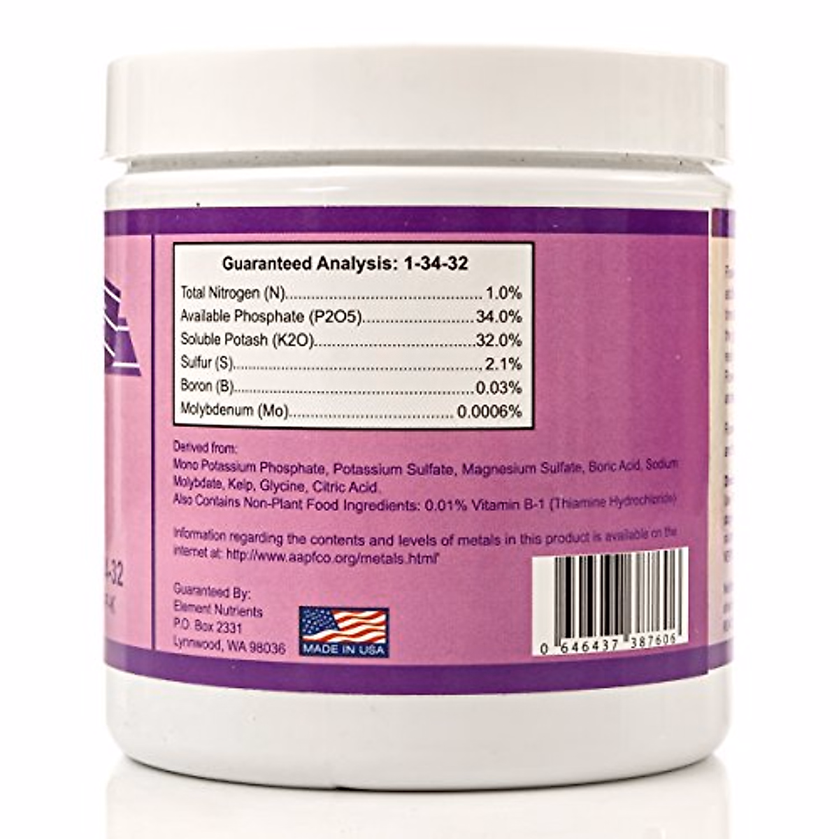 Bloom Booster and Yield Enhancer for Plants - Bigger, Heavier, Healthier Harvests, for Use in Soil and Hydroponics - Super Concentrated Phosphorus and Potassium - Flower Fuel 1-34-32, 250g