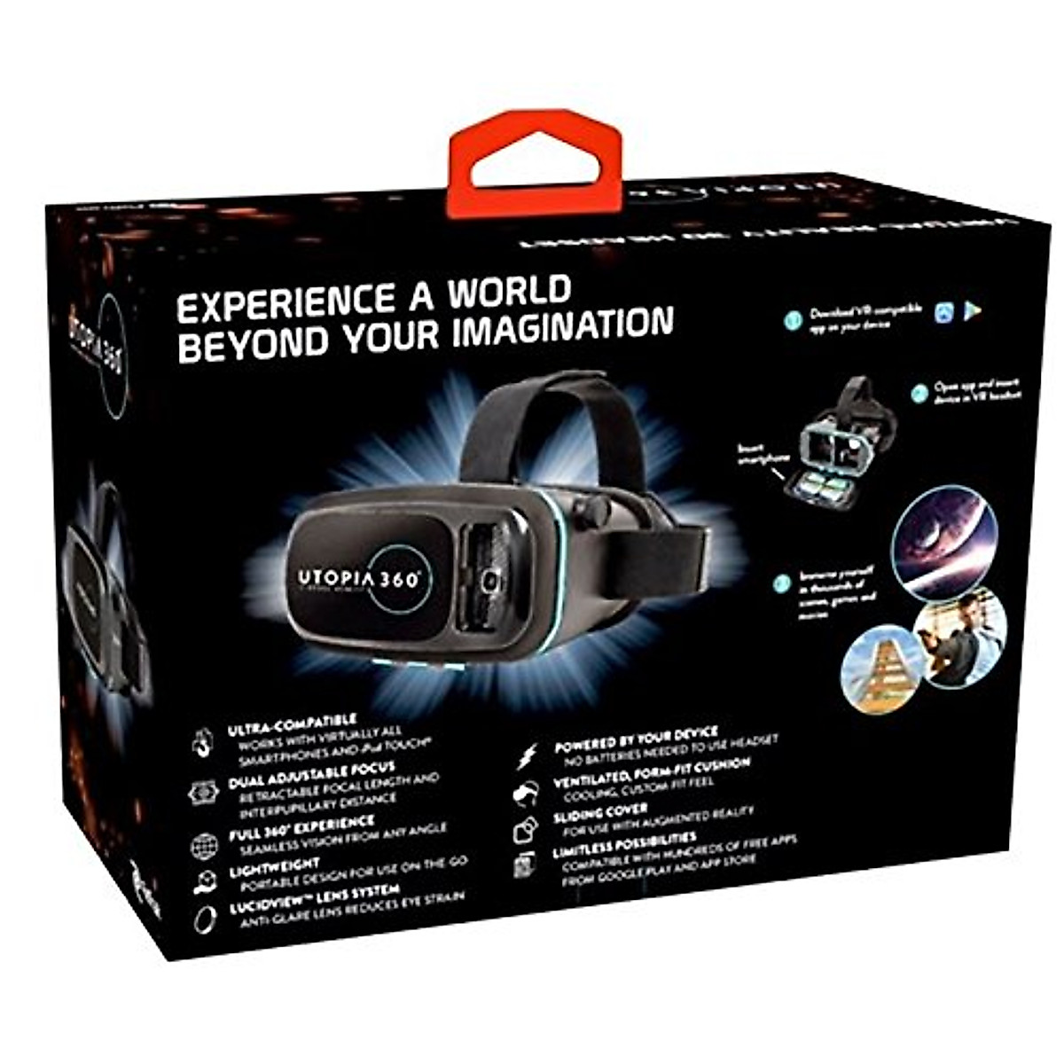Emerge Tech ETVR Emerge Utopia 360Degree Virtual Realty Headset