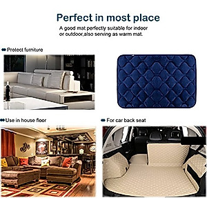 Large Dog Bed Crate Pad Mat Soft Washable Dog Beds 42 inch Kennel Pads Pet Beds Non Slip Cat Dog Sleeping Mattress