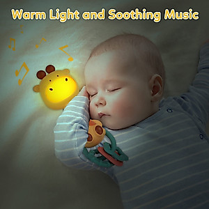 Thinkmax 6 PCS Baby Stacking Nesting Toys, 1 PCS Sensory Ball & Baby Rattle Music Appease Toys, Montessori Sensory Toys with Letter for Babies Newborn 0 3 4 5 6 12 18 Months 1 Year Old Girls Boys