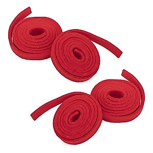 4Pcs Yootones Piano Tuning Wool Felt Temperament Strip Professional Piano Tuner Tool Compatible with Repair The Piano (Red)