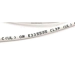 3 Foot 3.5mm (1/8 inch) Stereo Male to Blunt Plenum CL3P Cable by Custom Cable Connection