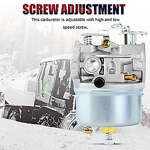 QAZAKY Adjustable Carburetor Compatible with Tecumseh 632107 632378 632536 640084 640105 640299 632107A 632378A 640084A 640084B 640299A 640299B 3.5HP 4HP 5HP HS50 LH195SP OHSK110 OHSK120 OHSK125 Carb