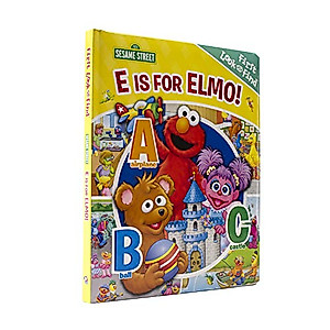 Sesame Street - E is for Elmo! ABCs - My First Look and Find Activity Book - PI Kids