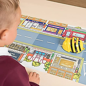 Bee-Bot See and Say Coding Toy for Kids, Interactive Rechargeable Floor Robot Gift for Children, Programmable Educational STEM Learning Toys for Students